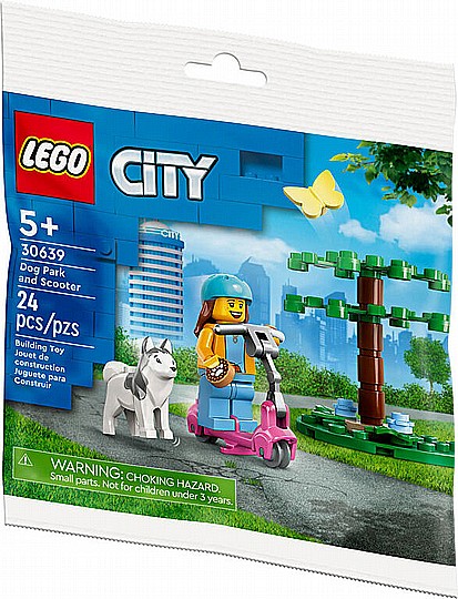 סיטי CITY | - לגו סיטי 30639 פארק כלבים וקורקינט בשקית | חנות צעצועים ...