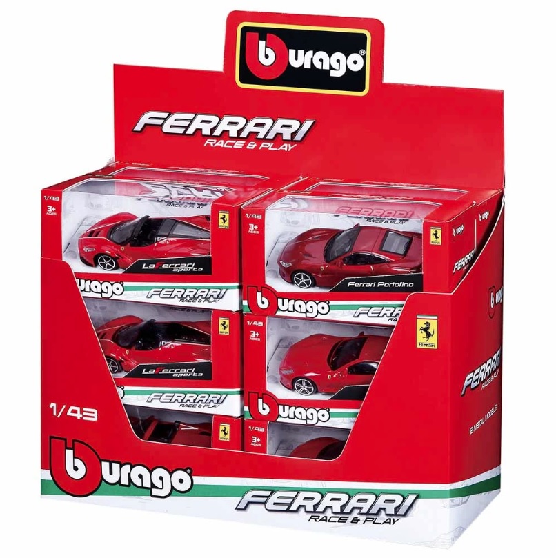 דגמי מכונית ואופנועים | - BURAGO פרארי דגמים 1:43 | חנות צעצועים מבית ...