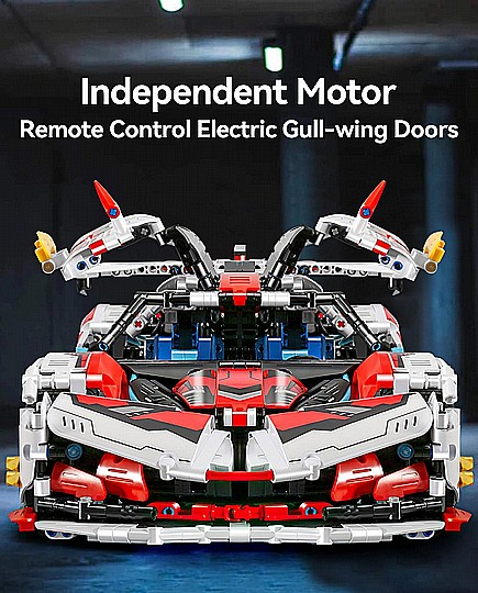 IM.MASTER | - IM.MASTER (תואם לגו טכני) סופר קאר צבעוני 1:14 כולל שלט ...