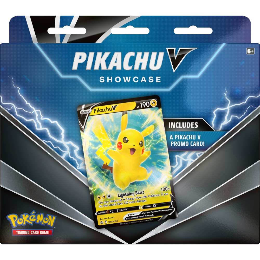 קלפי פוקימון Pokemon | - פוקימון :המוצר המקורי -PIKACHU V SHOWCASE ...