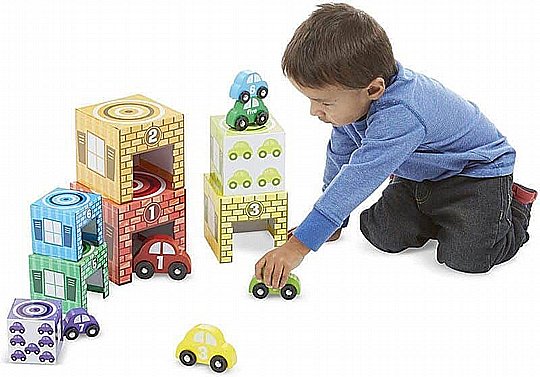 - מוסך מכוניות מיון ואחסון - Melissa and Doug | חנות צעצועים מבית טוב ...