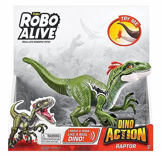 - רובו אלייב - דינו אקשן - רפטור | חנות צעצועים מבית טוב ToyHouse