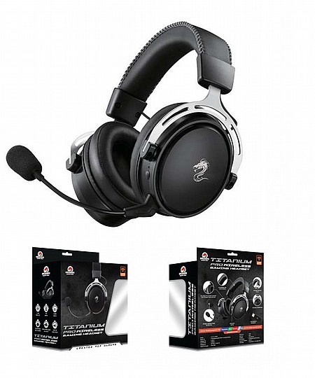אביזרי סלולר והתקני זיכרון | - אוזניות DRAGON TITANIUM PRO WIRELESS ...