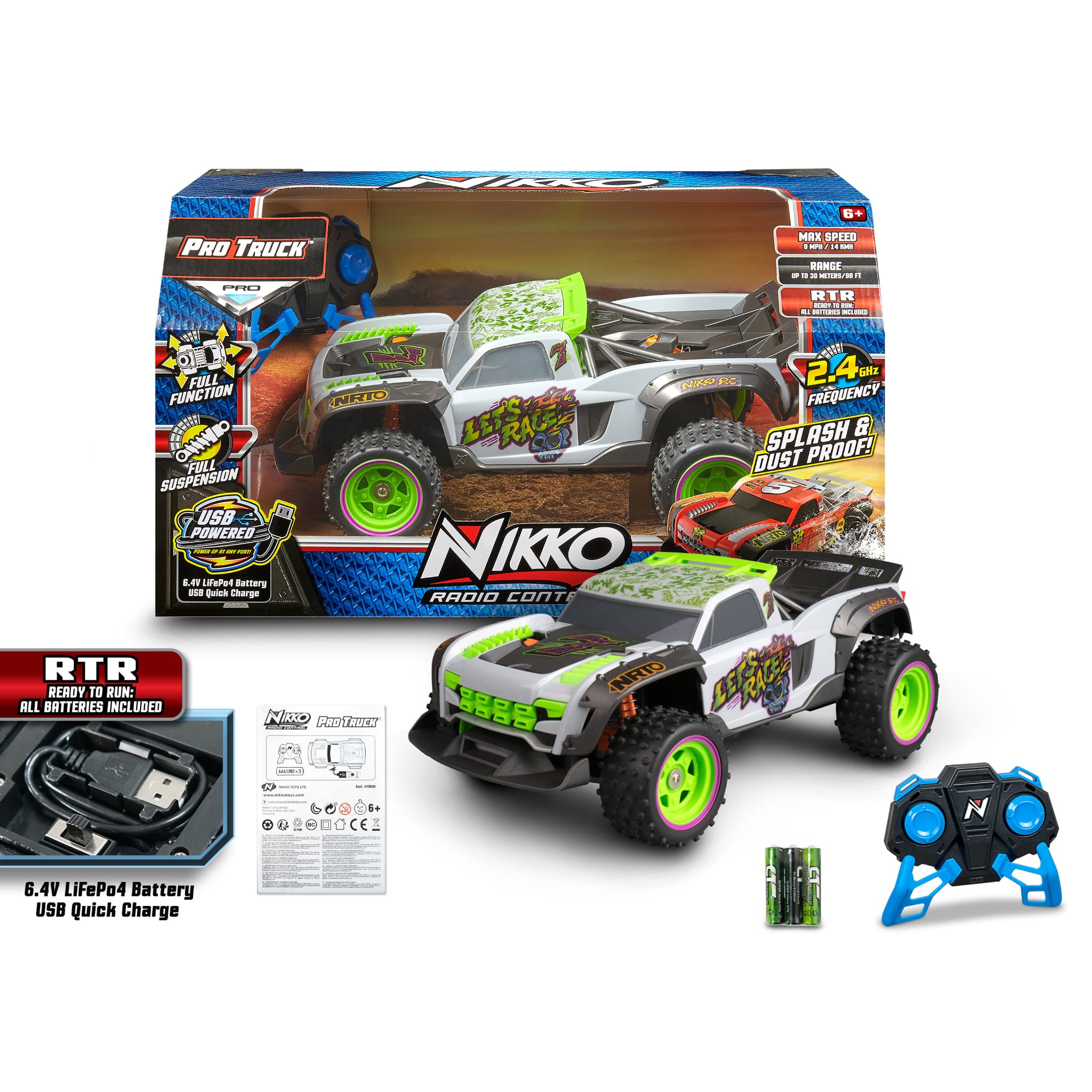 מכוניות לילדים על שלט RC CAR | - NIKKO רכב שטח 4X4 על שלט, דגם PRO ...
