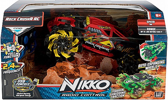 מכוניות לילדים על שלט RC CAR | - NIKKO ג'יפ שטח שלט 4X4 דגם ROCK CRUSHR ...