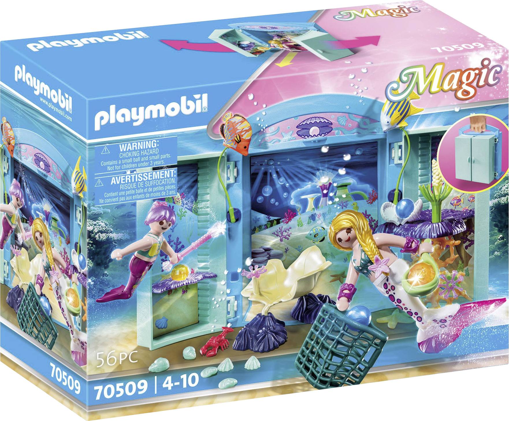 פליימוביל מג'יק PLAYMOBIL MAGIC | - בת הים הקסומה מארז נשיאה 70509 ...