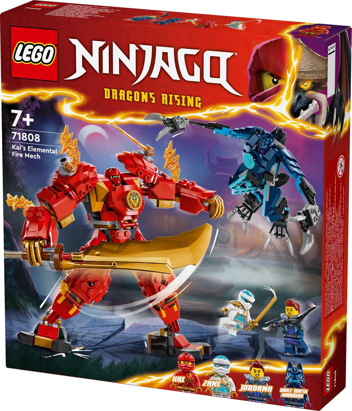 לגו נינג`הגו NINJAGO | - לגו נינג'ה-גו - רובוט יסודות האש של קאי 71808 ...