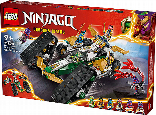 לגו נינג`הגו NINJAGO | - לגו נינג'ה-גו - רכב צוות נינג'ה משולב 71820 ...