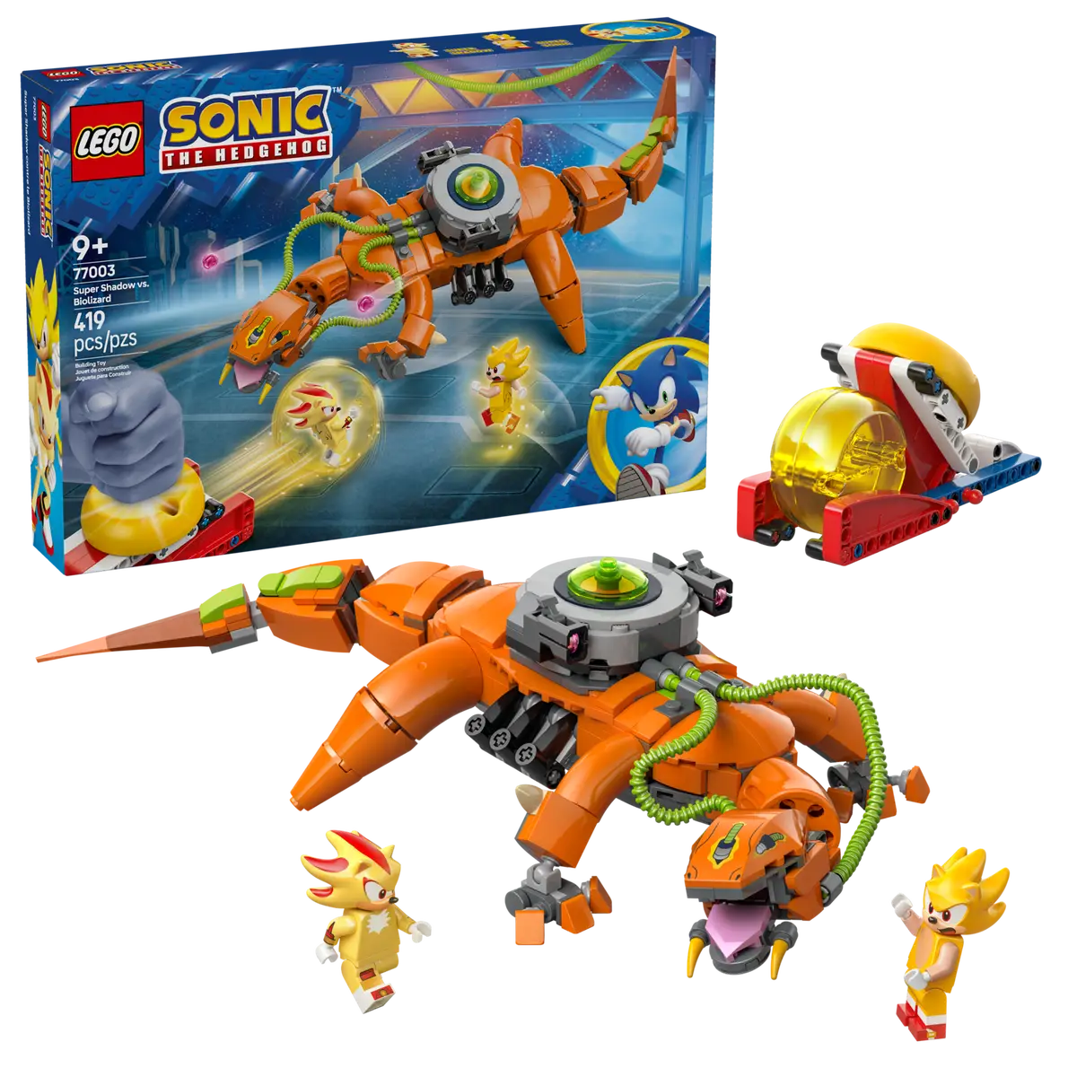 סוניק הקיפוד | - לגו סוניק 77003 סופר שאדו נגד ביוליזארד | חנות צעצועים ...