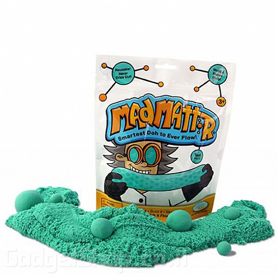 - בצק קינטי טורקיז mad matter | חנות צעצועים מבית טוב ToyHouse